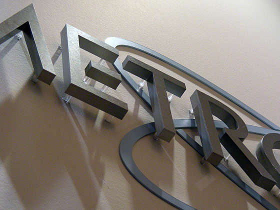 Office Design 3d Sign - Condo Metal Lobby Signage | ArtSigns®