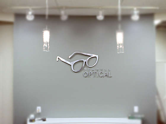3D OFFICE SIGN & DESIGN sign OFFICE for Seawell Optical… | ArtSigns®