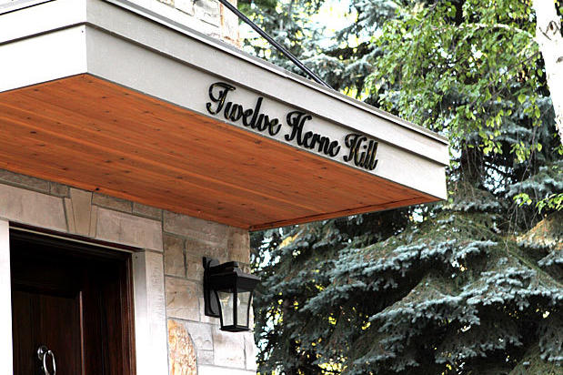 Custom House Number Script and Cursive Address Signage in… | ArtSigns®