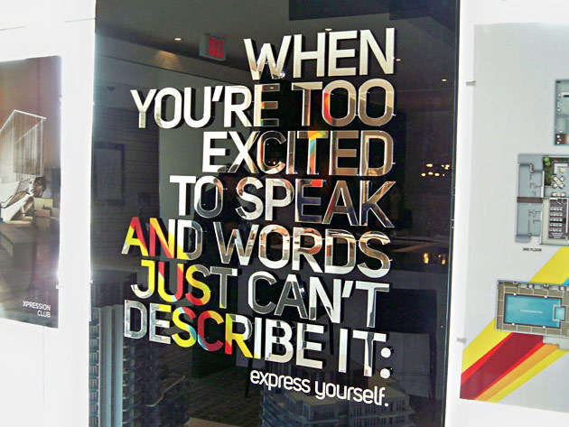 Feature Wall Signs and Decor for XPRESSION Condo | ArtSigns®