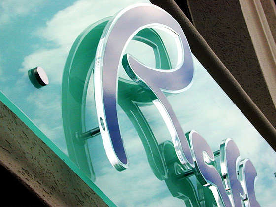 3D Store Front Business Signage system - laser cut acrylic | ArtSigns®